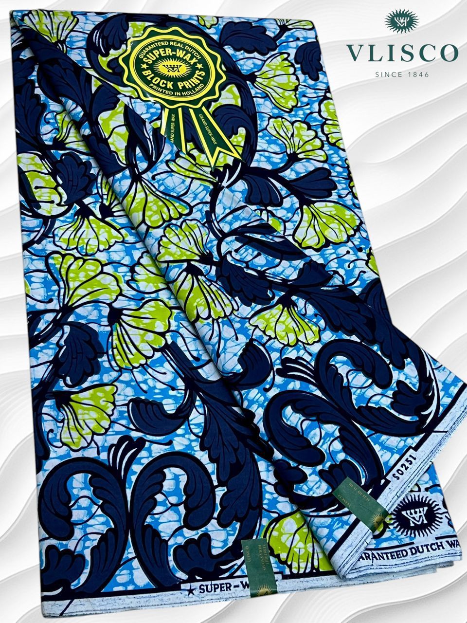 Vlisco Super veritable Ankara Wax Guaranteed Fabrics (12 Prints ...