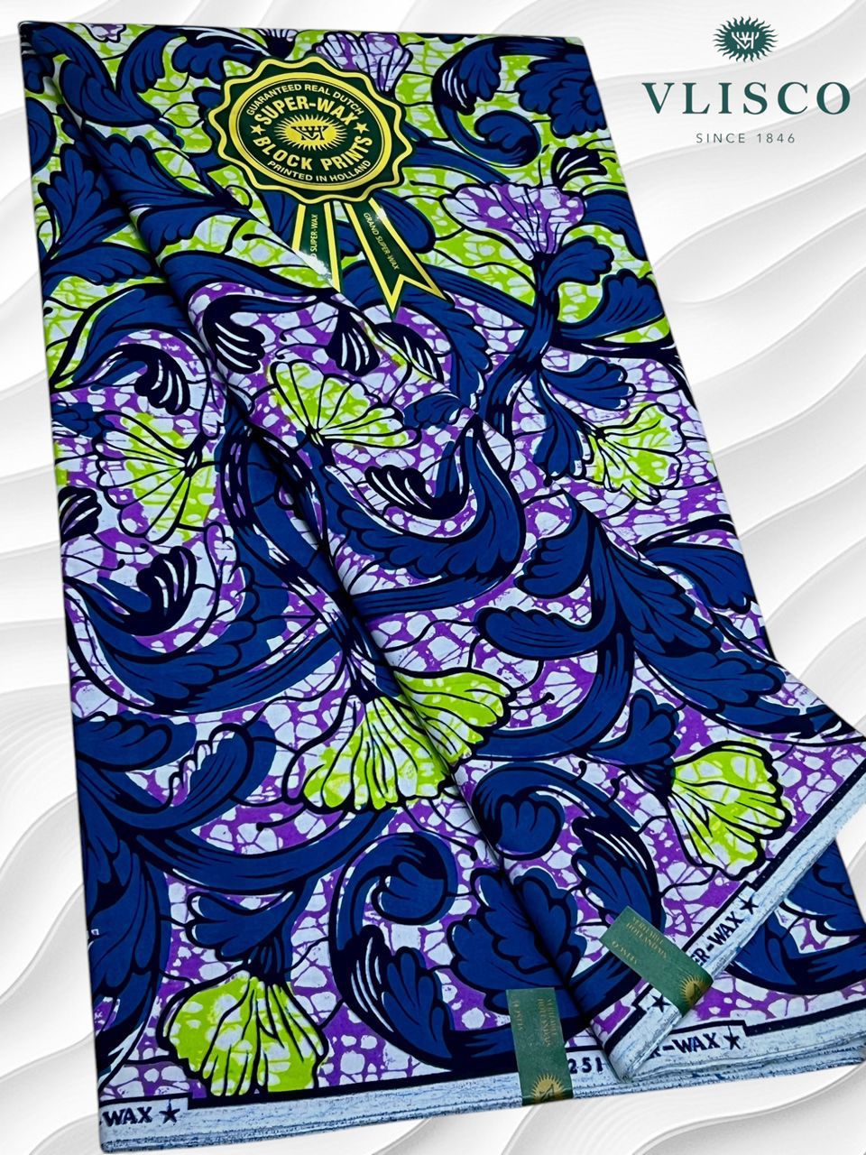 Vlisco Super veritable Ankara Wax Guaranteed Fabrics (12 Prints ...