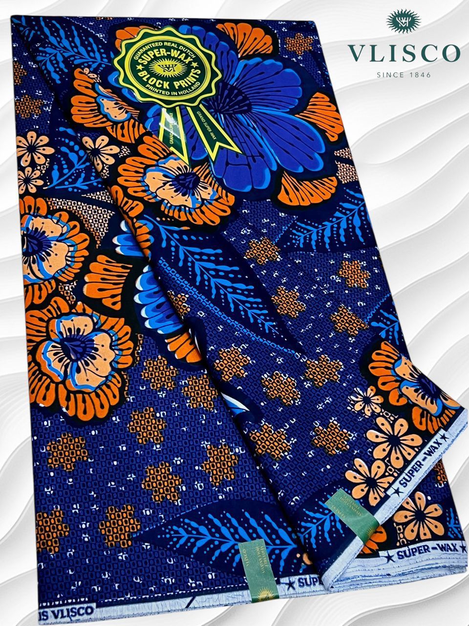 Vlisco Super veritable Ankara Wax Guaranteed Fabrics (12 Prints ...